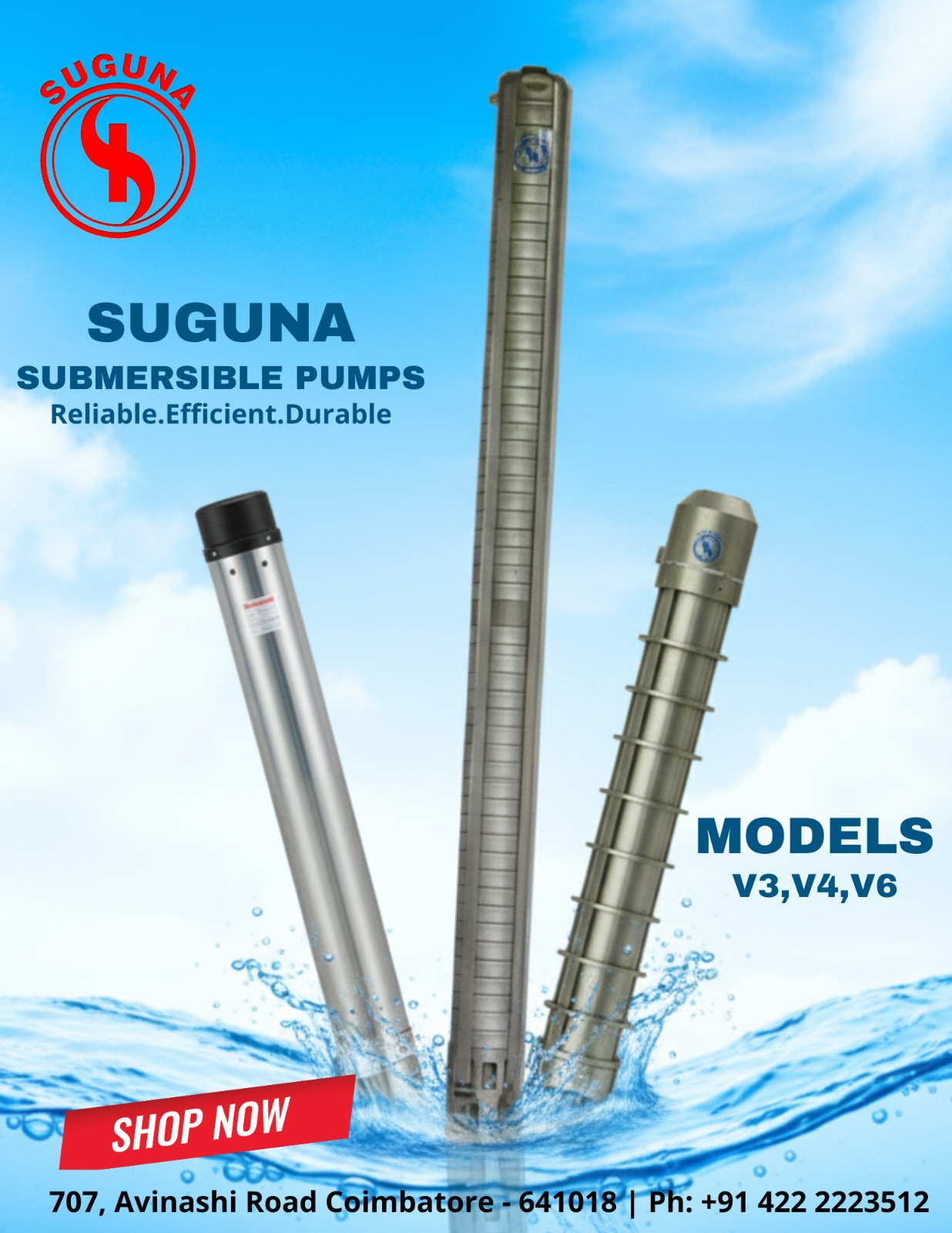 Suguna Pumps - Premium Pumps and Motors | Global Manufacturer